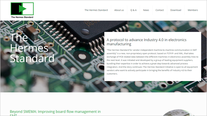 The Hermes Standard 1.0 is released for SMT | 4IR.UK British Systems